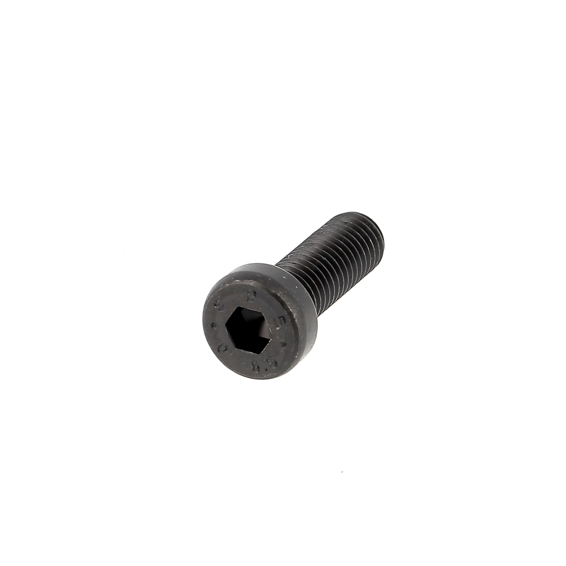 Hex Socket Round Head Screw (Low Head), Black 8.8 Steel, DIN 7984 - Hex ...